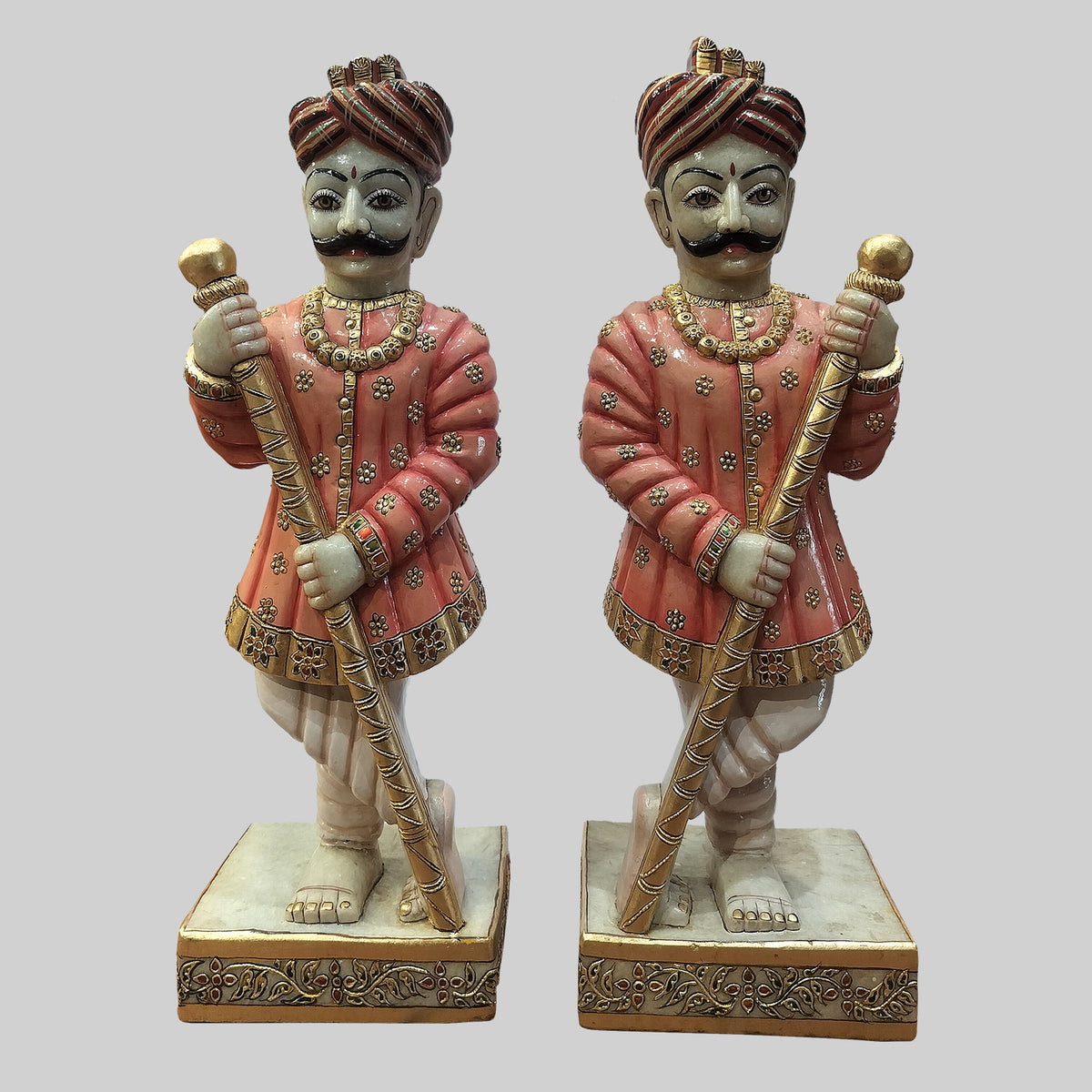 The Bombay Store Marble Darban in Colour Finish 24 in