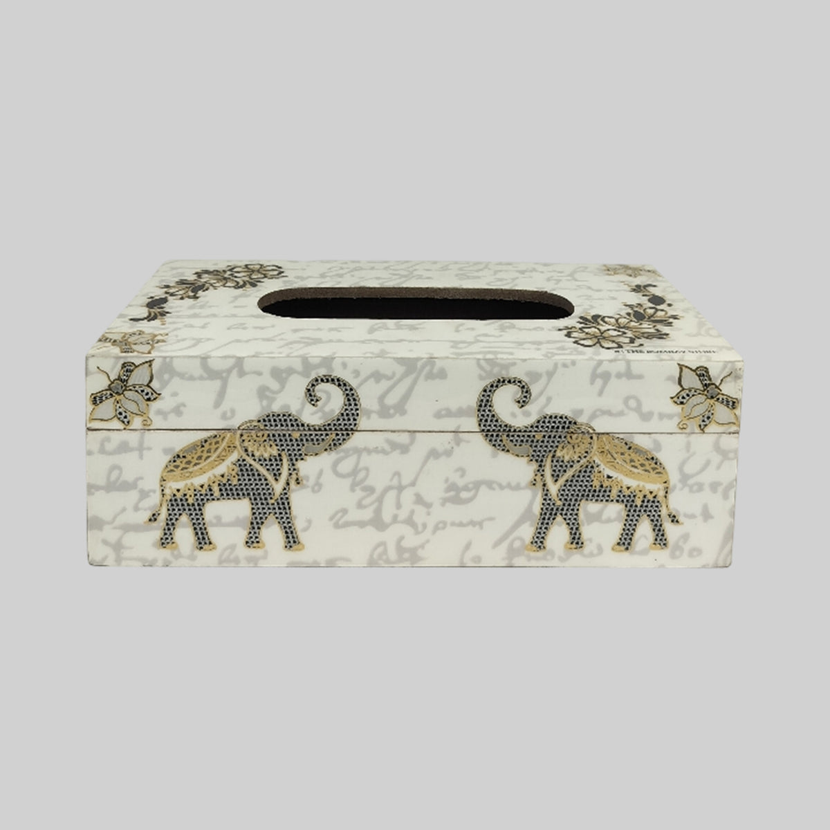 The Bombay Store Royal Elephant Tissue Box Holder