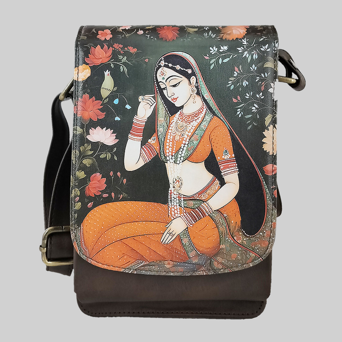 The Bombay Store Bani Thani Faux Leather Rectangle Sling Bag