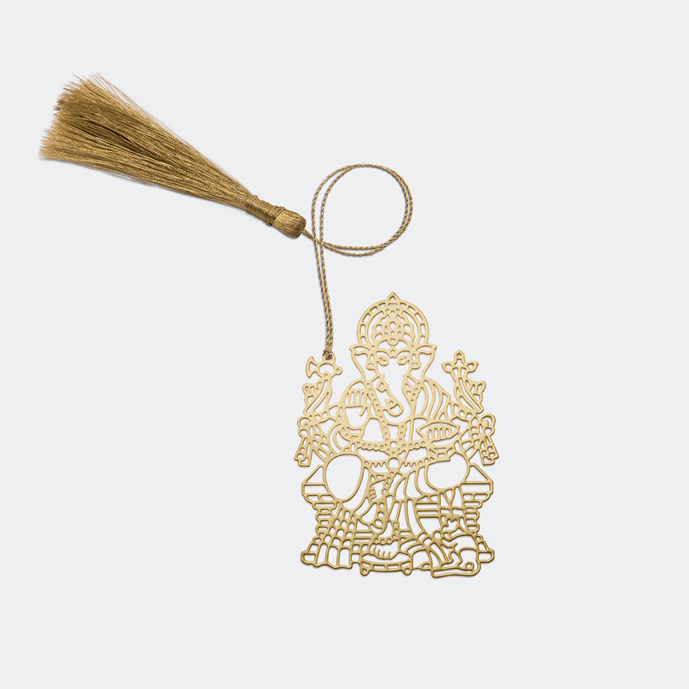 The Bombay Store Brass Bookmark Sri Ganesha