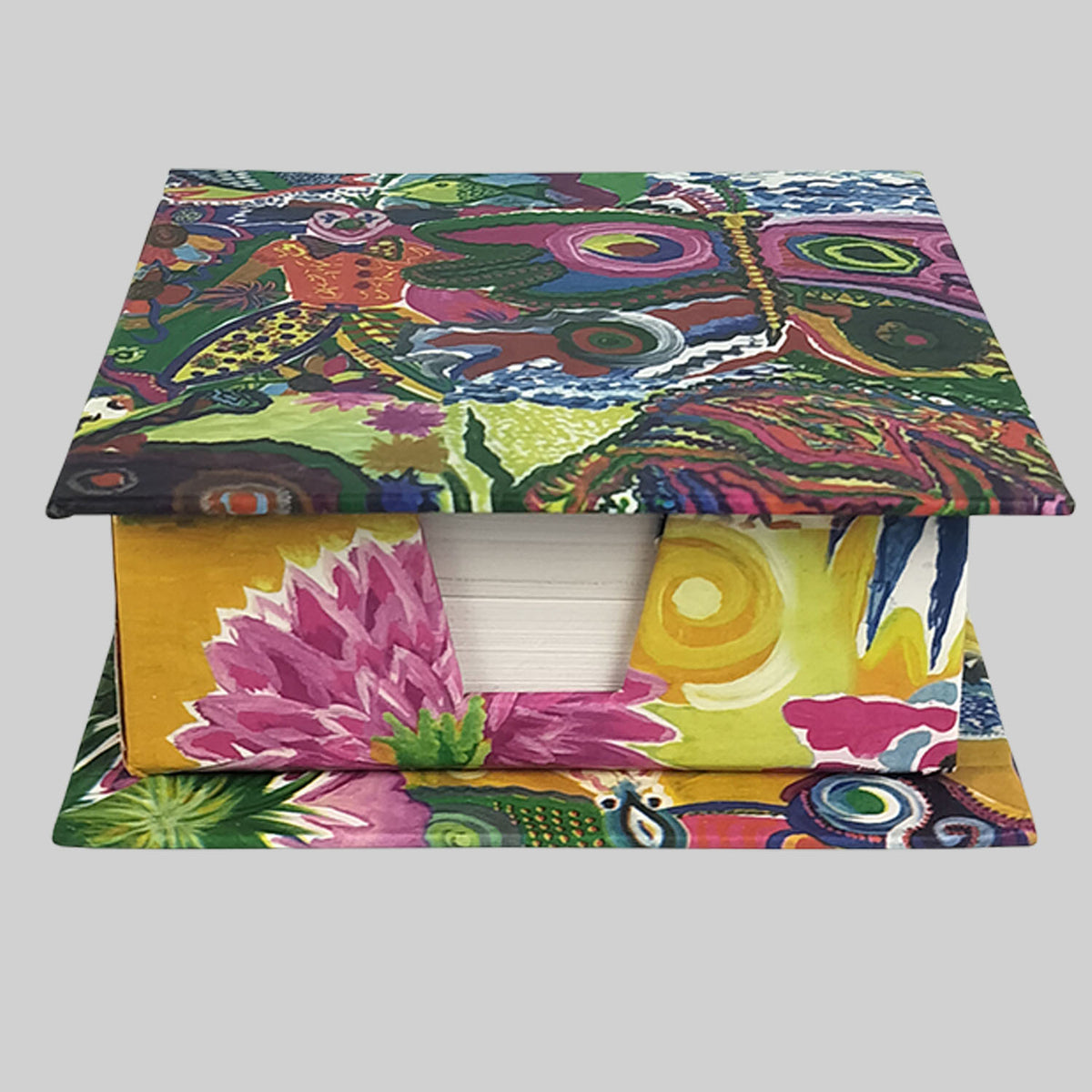 The Bombay Store Memo Box with Paper Slips (Multicolour)