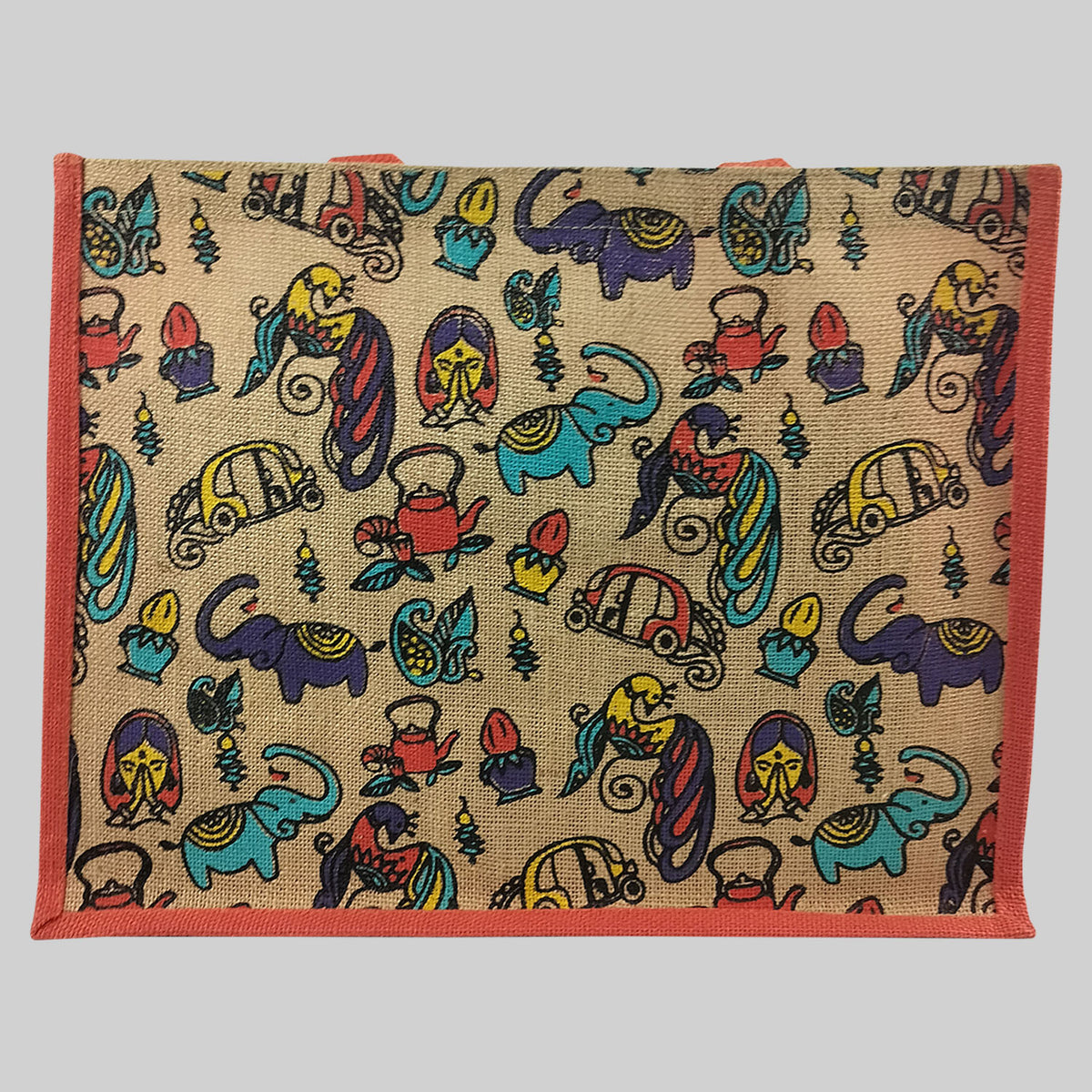The Bombay Store India Centric Jute Shopping Bag