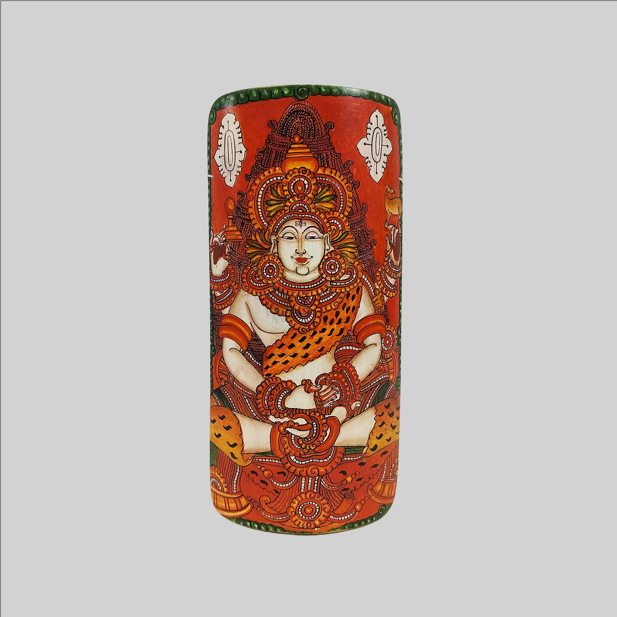 The Bombay Store Bamboo Mural Painting - 11 in x 5.5 in