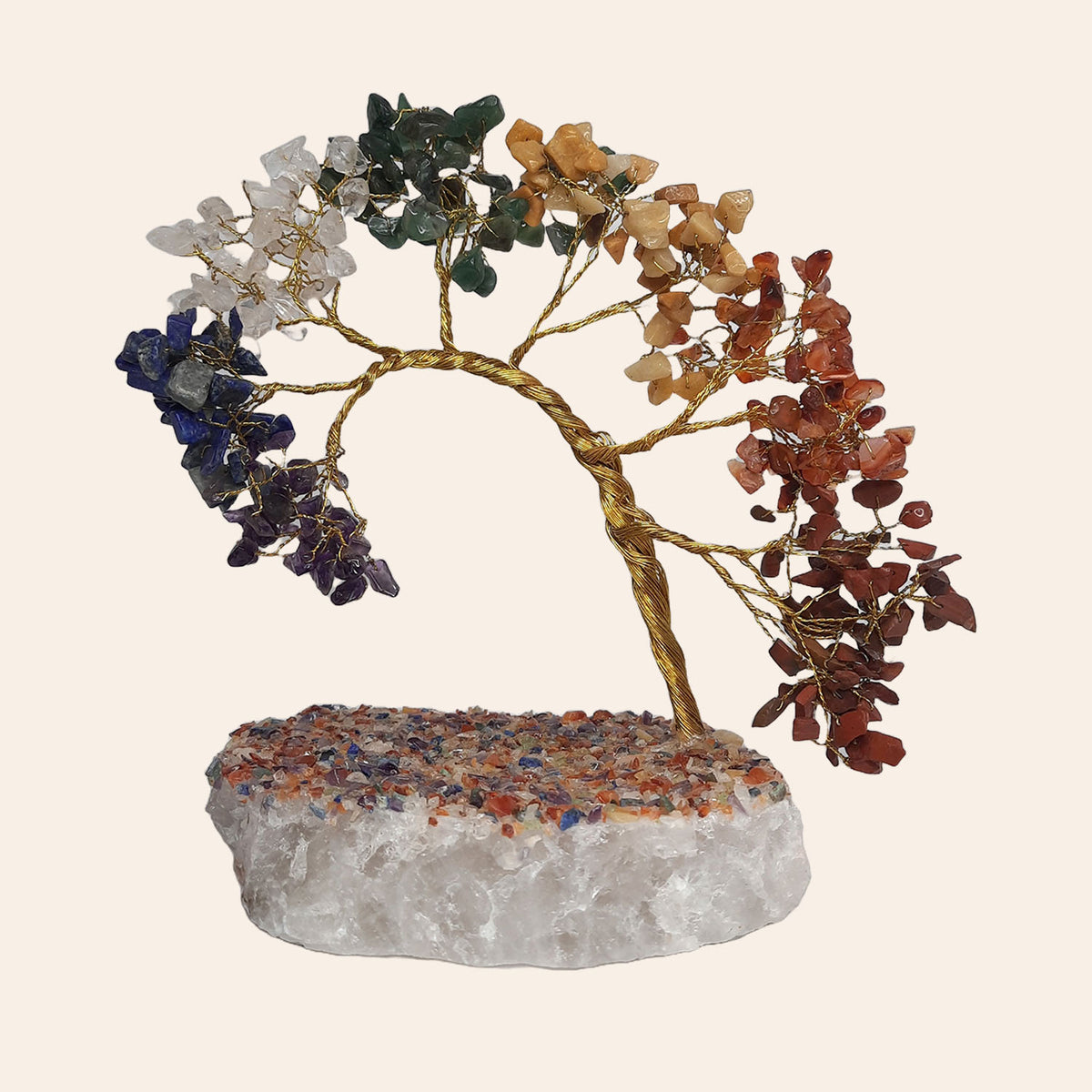 The Bombay Store 7 Chakra Stone Tree 9 in