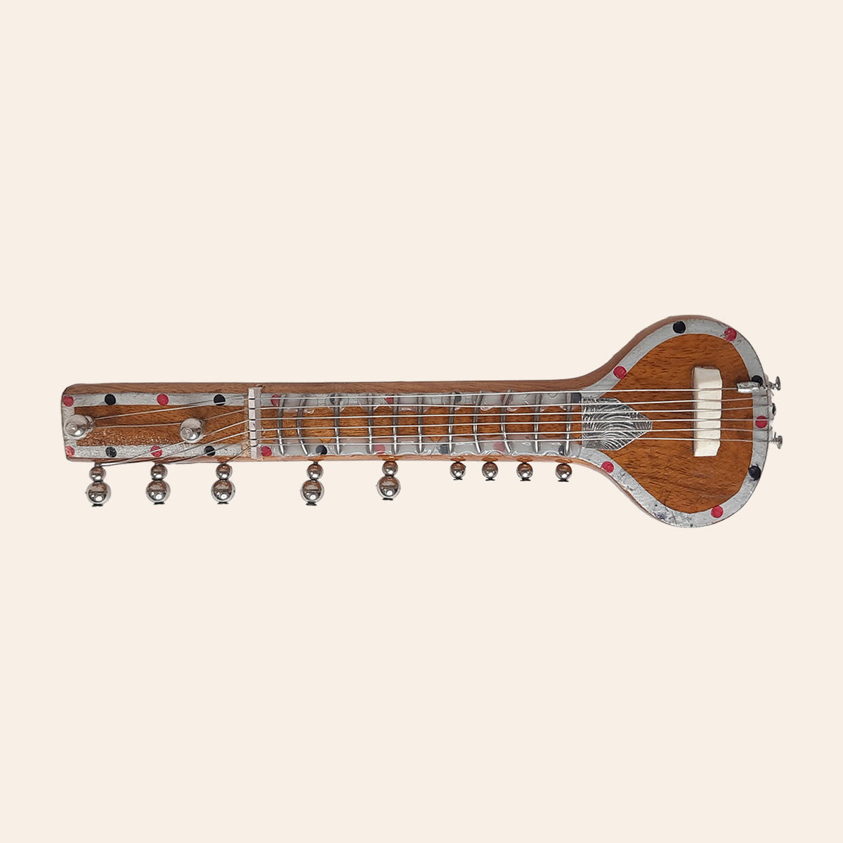 The Bombay Store Sitar Hand painted Magnet