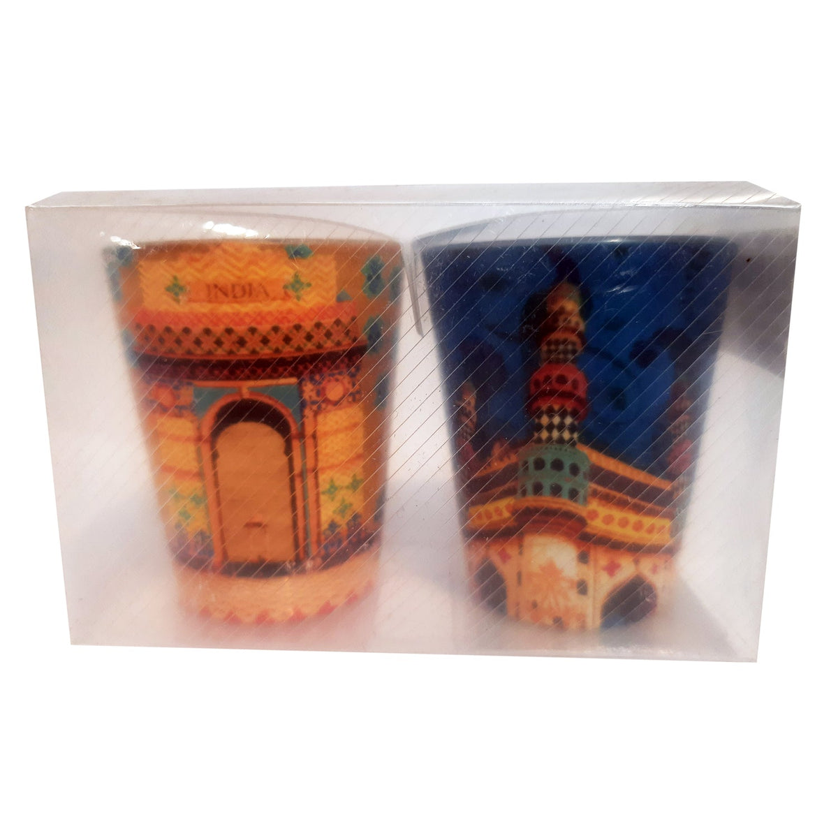 The Bombay Store India Gate and Charminar Shot Glasses Set of 2 (30ml each)